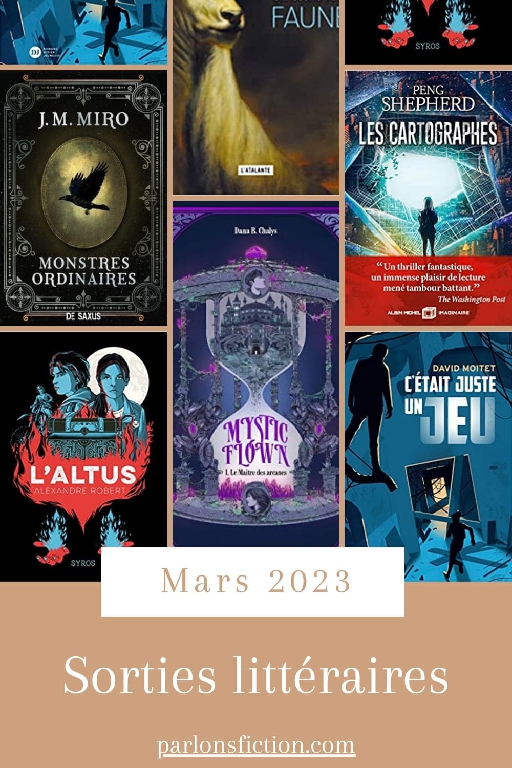 Les sorties littéraires de mars 2023 en France | Parlons fiction