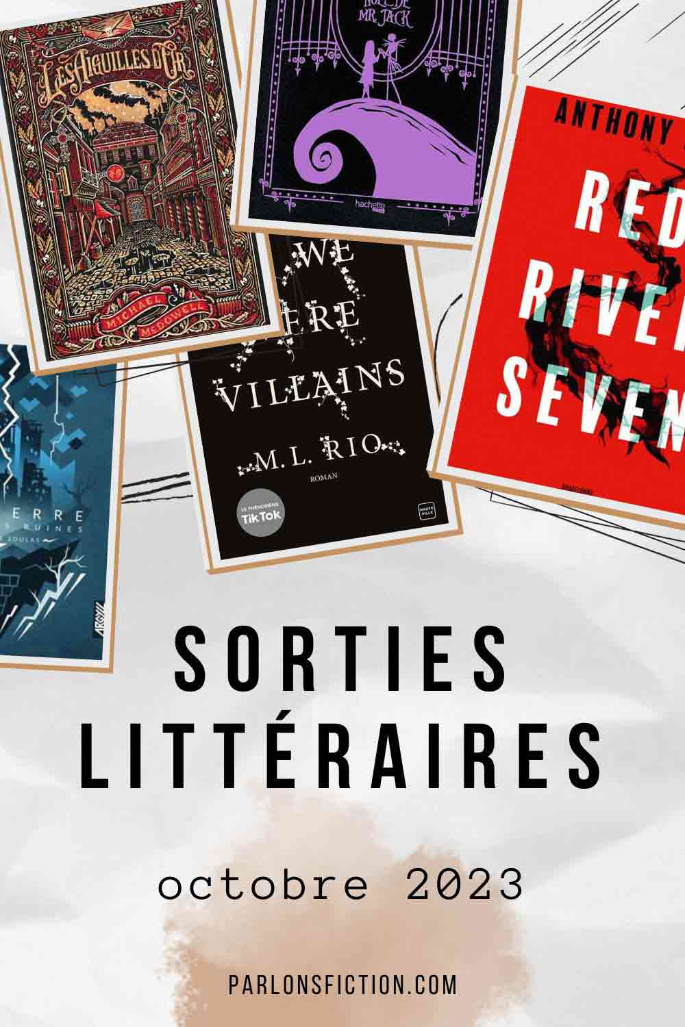 Les sorties littéraires d'octobre 2023 en France | Parlons fiction